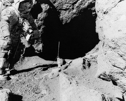 Apollo 17 EVA Eugene Cernan Photo Print for Sale