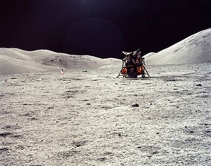Apollo 17 Lunar Module on Moon NASA Photo Print for Sale