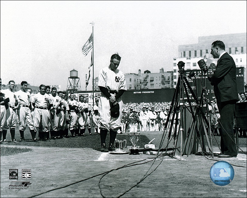 Lou Gehrig Speech Poster