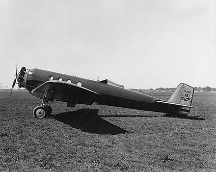 Boeing Monomail Model 221 Airplane Side Photo Print for Sale