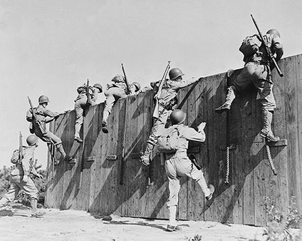 Camp Edwards, MA. Wall Training WWII Photo Print for Sale