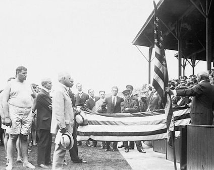 Colonel Robert Thompson Olympic Ceremony Photo Print for Sale