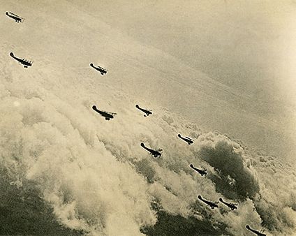 Curtiss JN-4 'Jenny' Biplane Formation WWI Photo Print for Sale