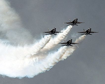 Diamond Formation Blue Angels Photo Print for Sale
