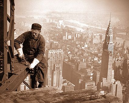 Empire State Building Iron Worker 1930 Photo Print for Sale