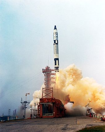 Gemini 7 Launch From Cape Canaveral Photo Print for Sale