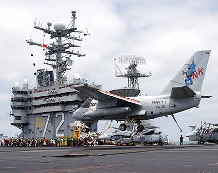 George W. Bush Aircraft Carrier Landing Photo Print for Sale