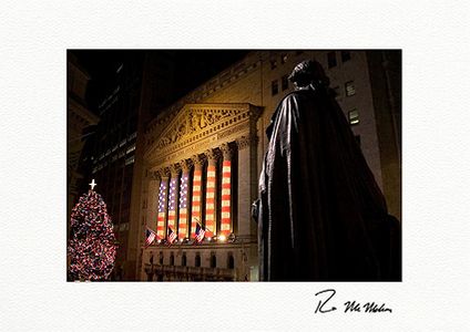 George Washington Patriotic Wall Street Boxed Christmas Cards