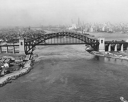 Hell Gate Bridge over East River, New York Photo Print for Sale