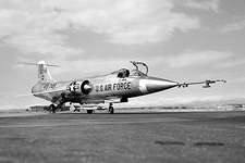 F-104 Starfighter in Flight Front View Photo Print for Sale