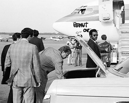 Jimmy Carter Campaign Airplane 'Peanut One' Photo Print for Sale