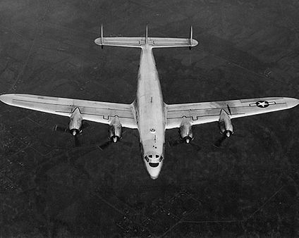 Lockheed C-69 Constellation Aircraft in Flight WWII Photo Print for Sale