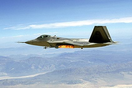 Lockheed F-22 Raptor Fires Missile Photo Print for Sale