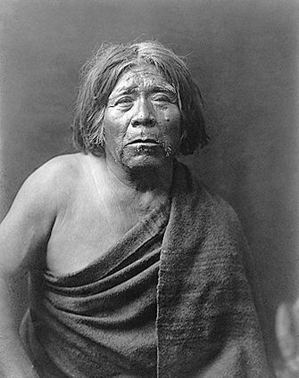 Maricopa Indian Edward S. Curtis Portrait Photo Print for Sale
