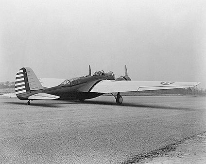 Martin YB-10 / B-10 Bomber Aircraft on Ramp Photo Print for Sale