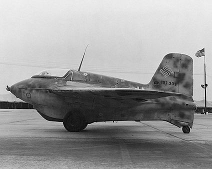 Messerschmitt Me-163 German WWII Rocket Photo Print for Sale