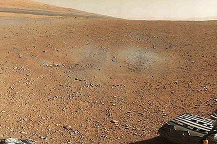 Mount Sharp from Mars Curiosity Rover NASA Photo Print for Sale