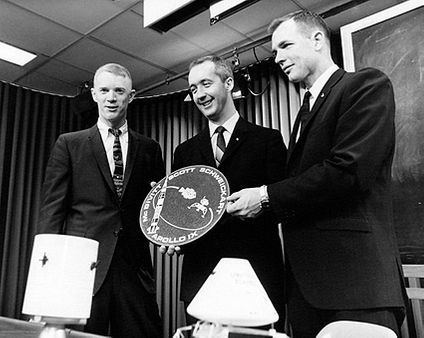 NASA Apollo 9 Flight Crew Press Conference Photo Print for Sale