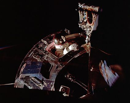 NASA Apollo 9 Hatch Command Module EVA Photo Print for Sale