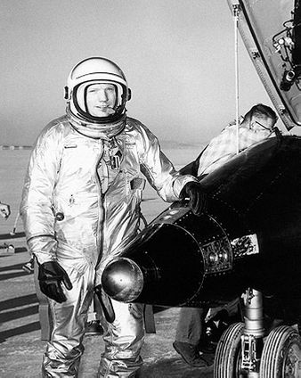 Neil Armstrong & X-15 Test Plane NASA Photo Print for Sale