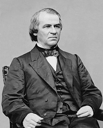President Andrew Johnson Portrait Photo Print for Sale
