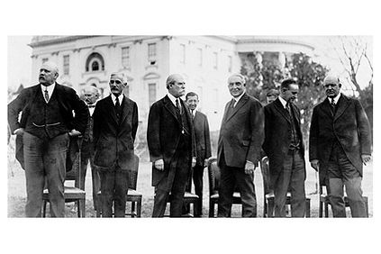 President Warren G. Harding w/ Cabinet Photo Print for Sale