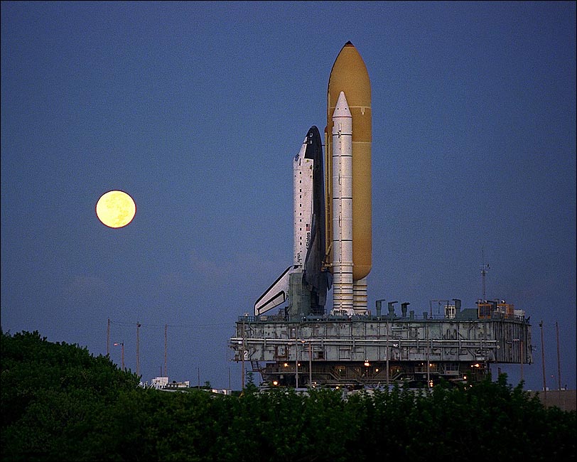 Space Shuttle On The Moon