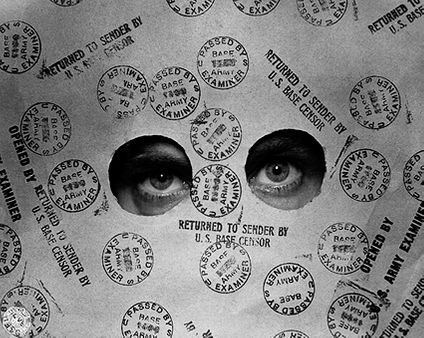 U.S. Base Censor 'Eyes of Censorship' WWII Photo Print for Sale