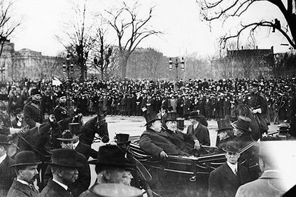 Woodrow Wilson & William Howard Taft at Inauguration 1913 Photo Print ...