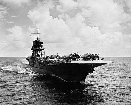 World War 2 Aircraft Carrier Photo Print for Sale