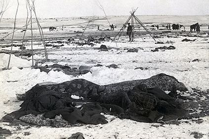 Wounded Knee Massacre Aftermath Photo Print for Sale