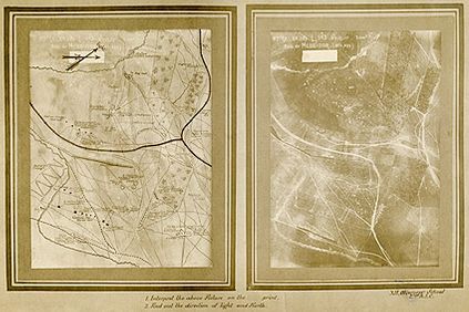 WWI Battle Plan Chart Photo Print for Sale
