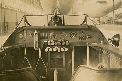 WWI Era Aircraft Cockpit Photo Print for Sale
