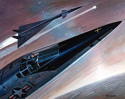 XB-70 Aircraft in Flight Painting Photo Print for Sale