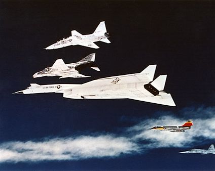 XB-70 Valkyrie Aircraft Formation in Flight Photo Print for Sale