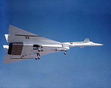 XB-70 / XB-70A Valkyrie on Approach Photo Print for Sale