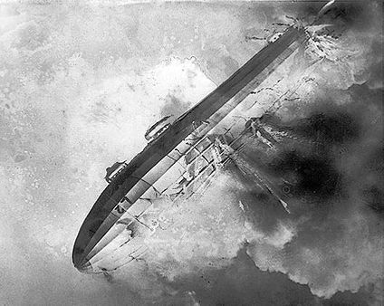 Zeppelin LZ 2 / LZ2 Airship Explosion Photo Print for Sale