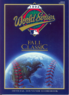 1992 World Series Game Program (BLUE JAYS vs. Braves)