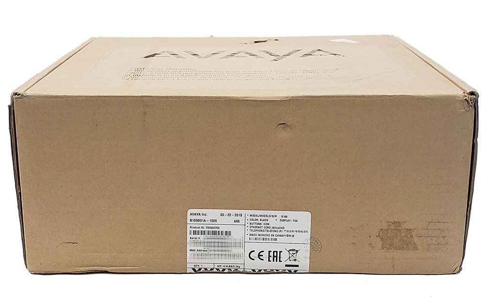Avaya B189 IP Conference Phone (700503700) Ugly Box
