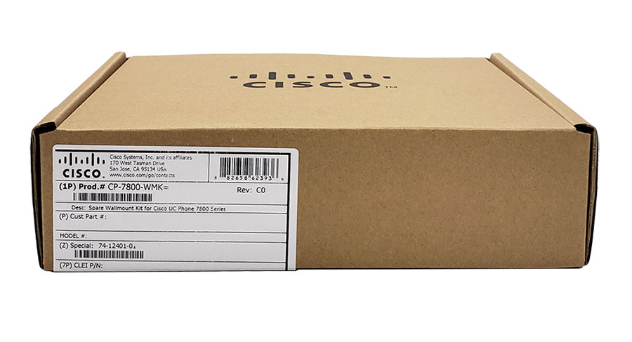 Cisco 7800 Series Wall Mount Kit (CP-7800-WMK=)