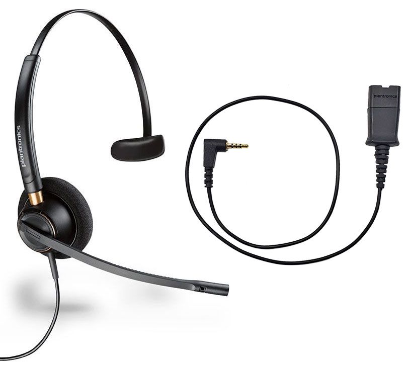 Plantronics HW510 Headset Package for Cisco 7925G/792X