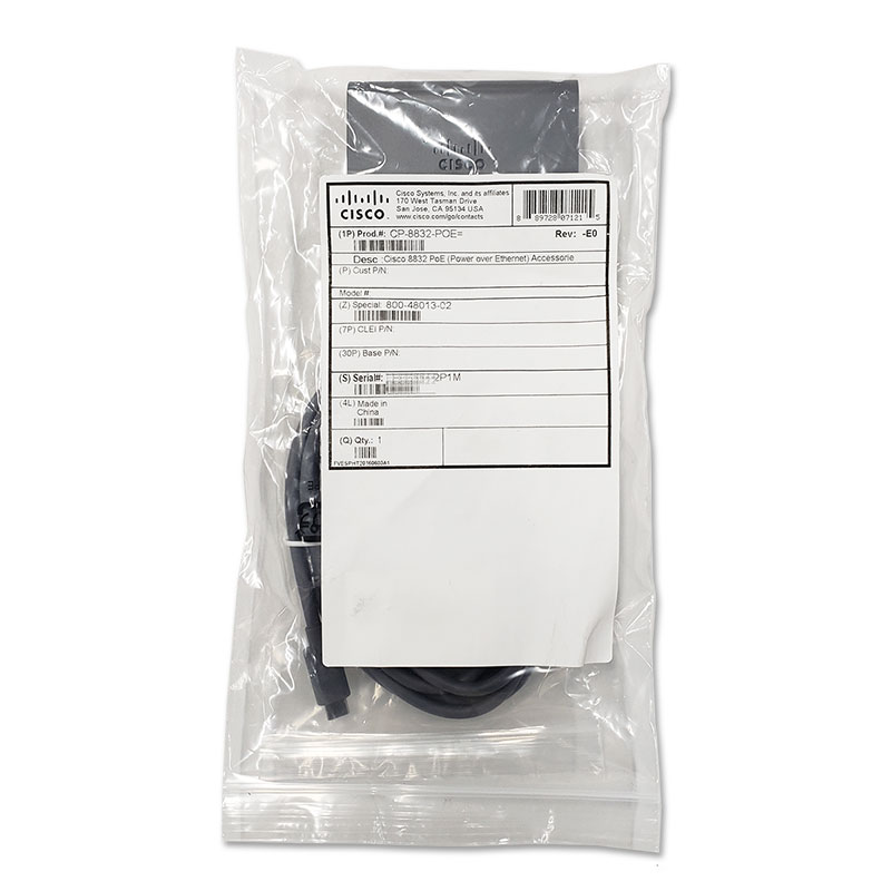 Cisco 8832 IP Conference Phone w/Multiplatform Firmware and PoE Adapter ...