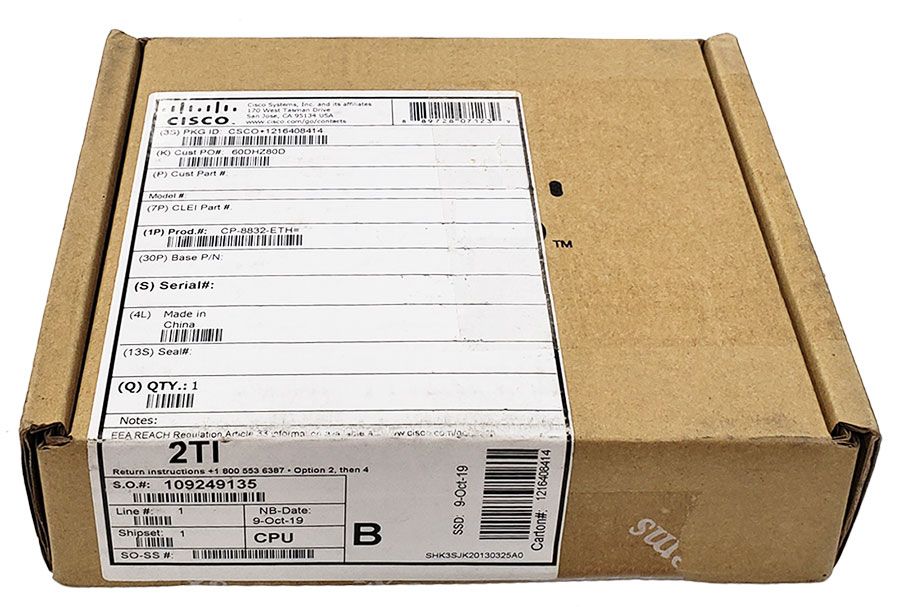 Cisco 8832 Non-PoE Ethernet Adapter (CP-8832-ETH=)