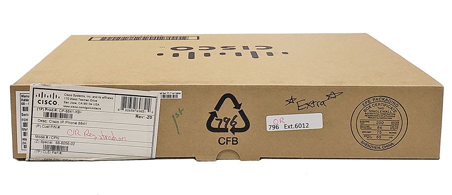 Cisco 8841 IP Phone (CP-8841-K9=) Ugly Box