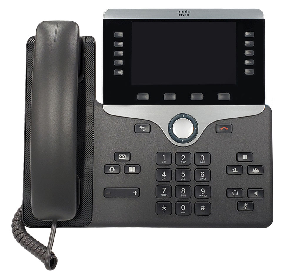 Cisco 8841 IP Phone with Multiplatform Firmware and Power Cube 4 (CP ...