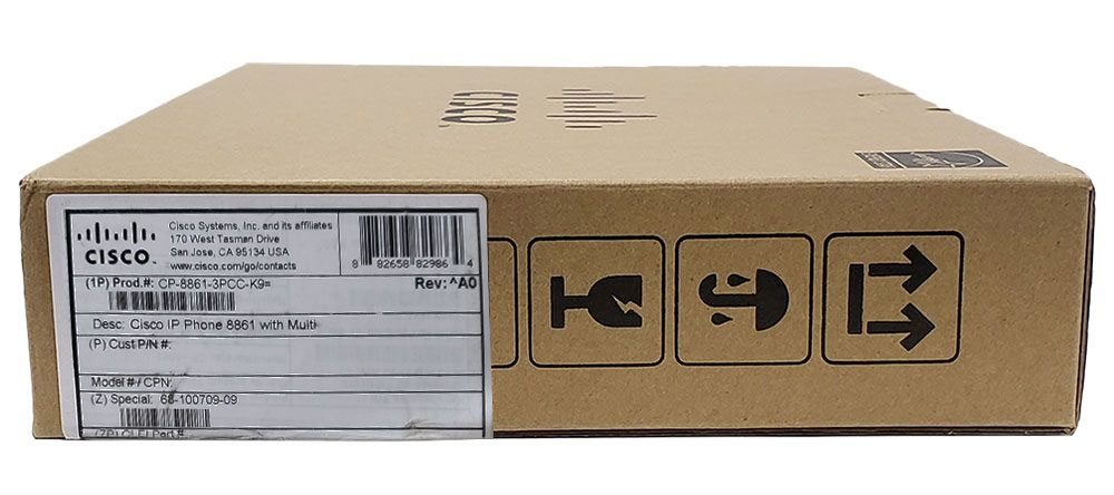 Cisco 8861 IP Phone with Multiplatform Firmware (CP-8861-3PCC-K9=)
