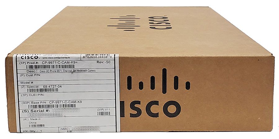 Cisco 9971 IP Phone w/Camera (CP-9971-C-CAM-K9=)