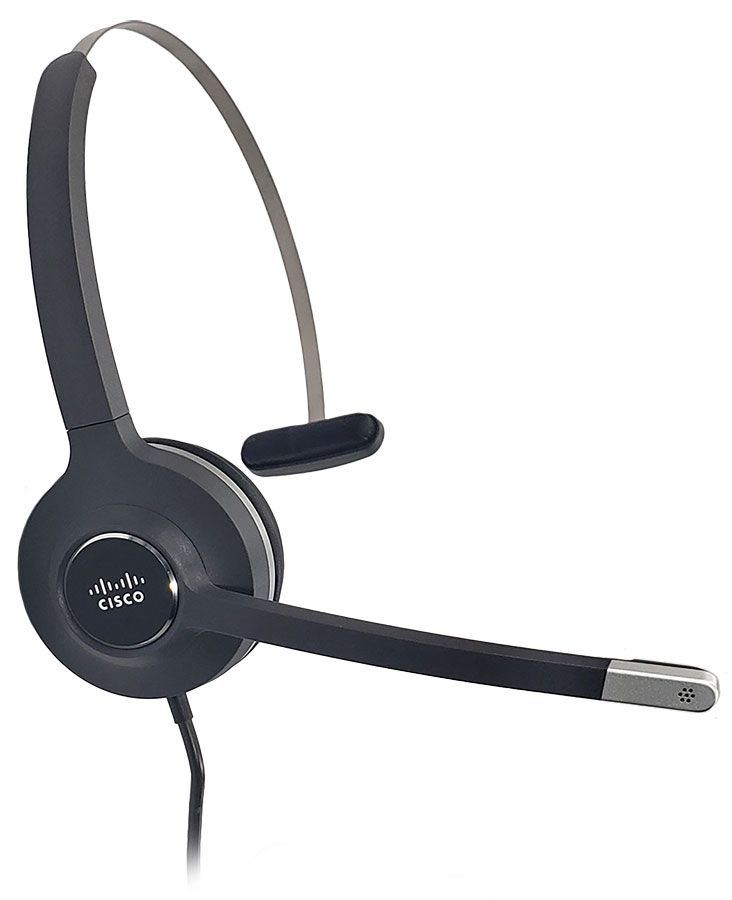 Cisco Headset 531 - Wired, Single, w/USB (CP-HS-W-531-USBA=)