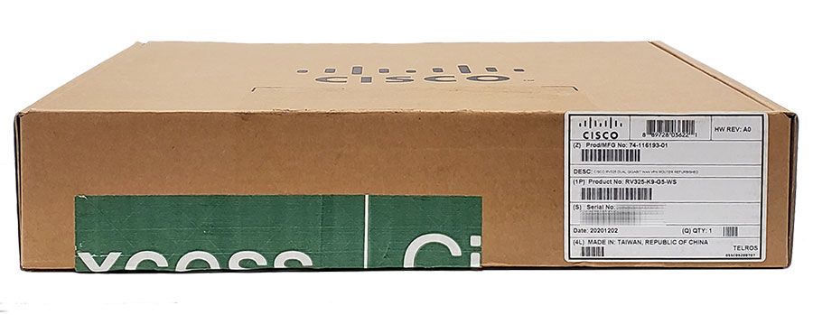 Cisco RV325 Dual Gigabit WAN VPN Router (RV325-K9-NA)