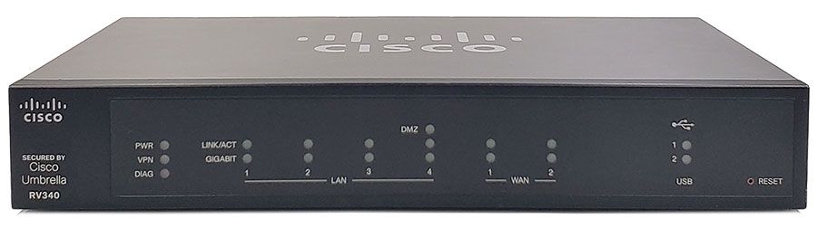Cisco RV340 Dual WAN Security Router (RV340-K9-NA)